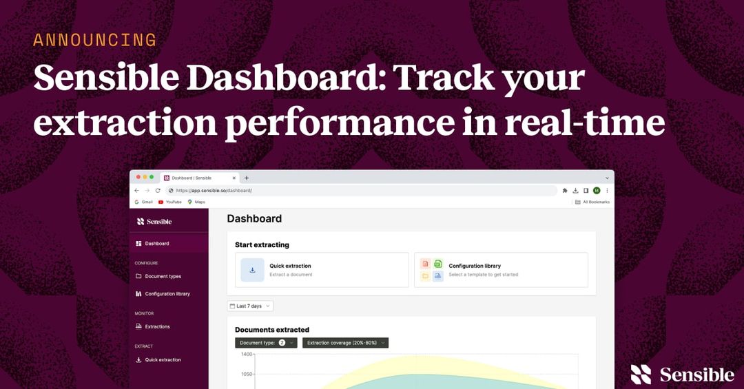 Sensible - Document Processing for Developers